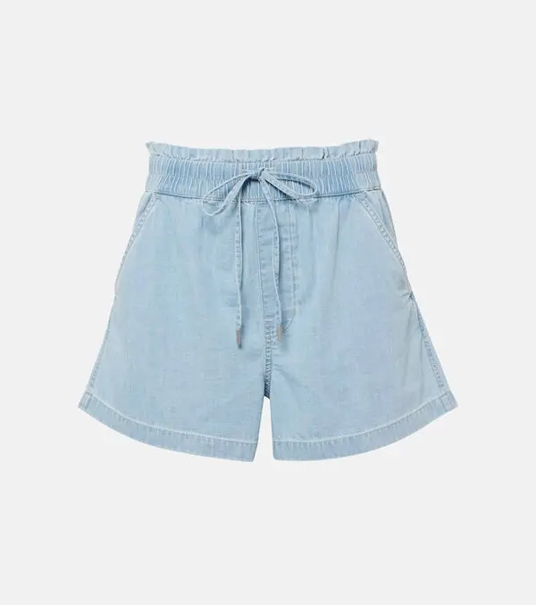 Veronica Beard Tijana Chambray Shorts