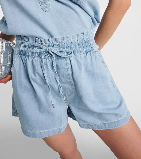 Veronica Beard Tijana Chambray Shorts