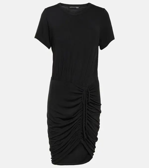 Veronica Beard Hannock Ruched Mini Dress