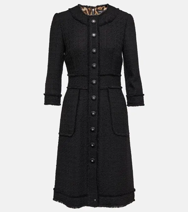 Dolce & Gabbana Wool-blend Mini Dress