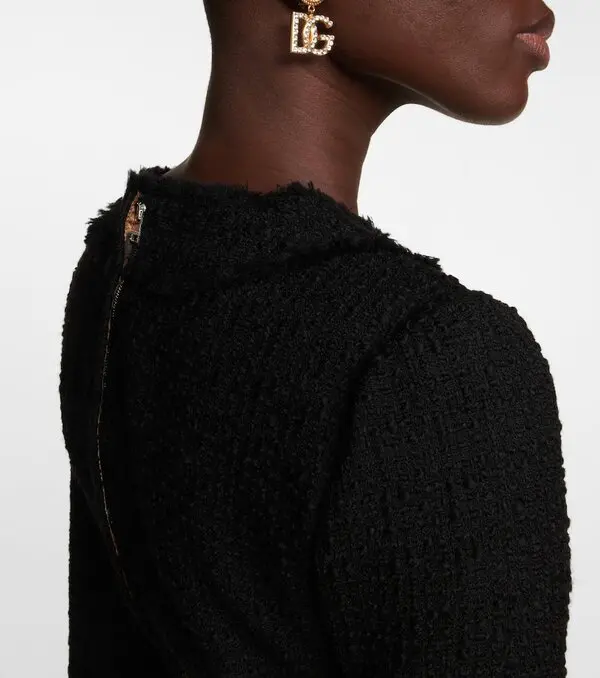 Dolce & Gabbana Wool-blend Mini Dress