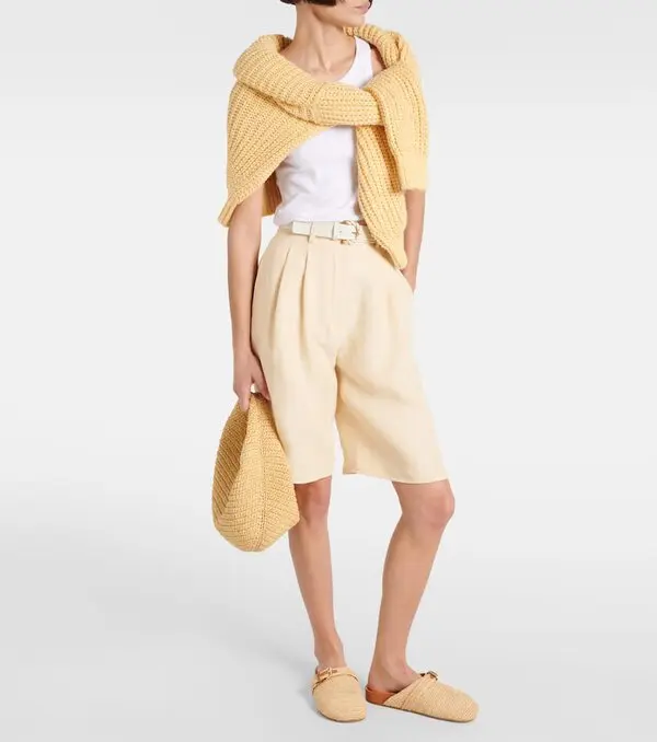 Clergerie Quinta Raffia Mules