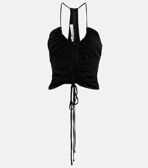 Christopher Esber Ruched Halterneck Top