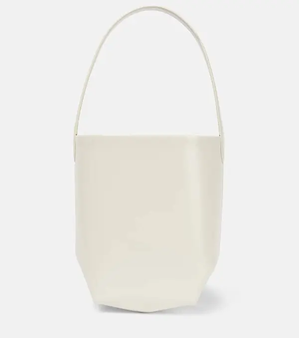 THE ROW N/s Park Small Leather Tote Bag - White