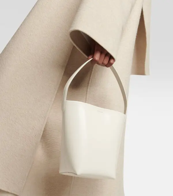 THE ROW N/s Park Small Leather Tote Bag - White