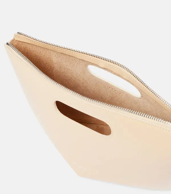 Alaïa Folded Mini Leather Clutch