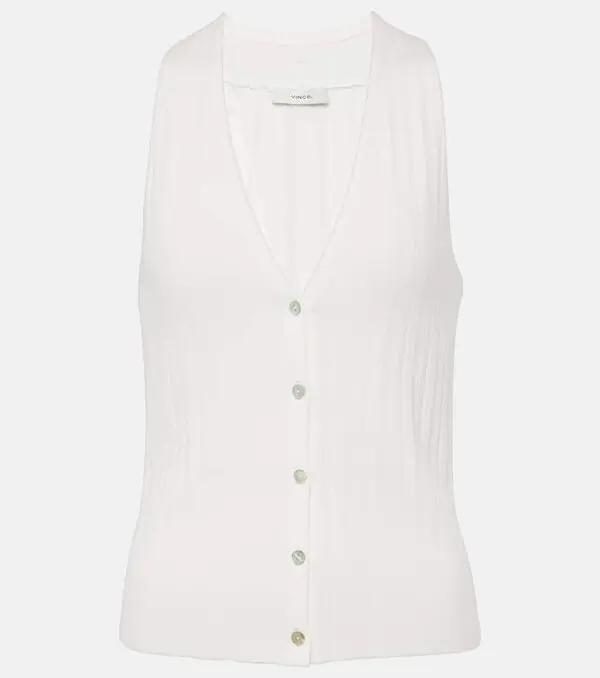 Vince Cotton-blend Tank Top