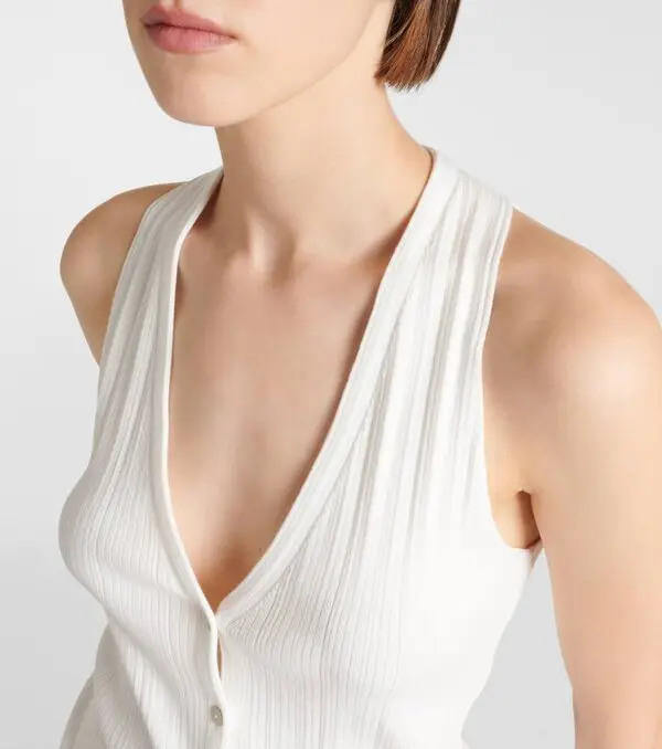 Vince Cotton-blend Tank Top