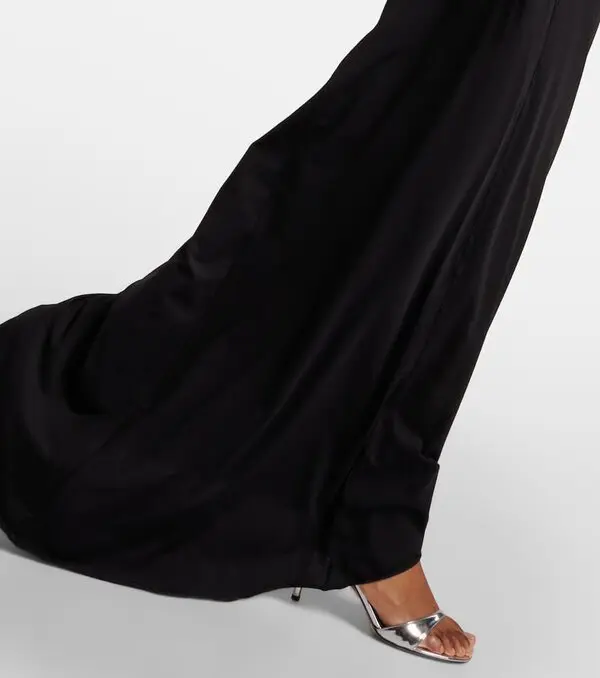 Coperni Suspended Triangle Open-back Maxi Dress