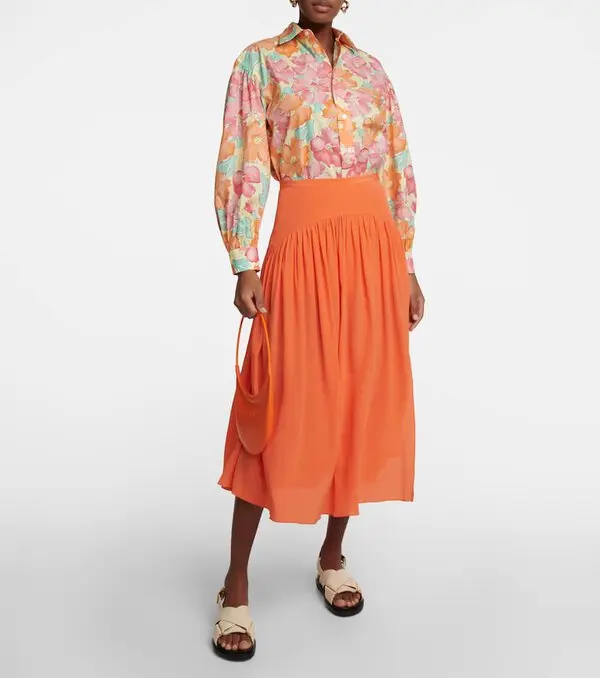 Plan C Floral Cotton Shirt