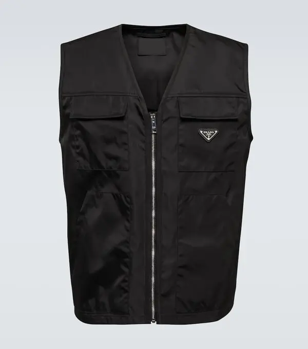 Prada Re-nylon V-neck Vest