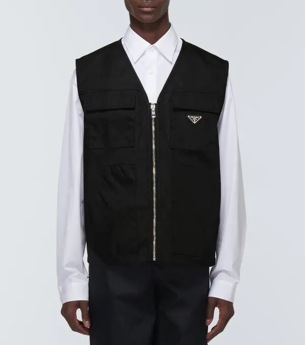 Prada Re-nylon V-neck Vest