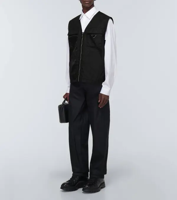 Prada Re-nylon V-neck Vest