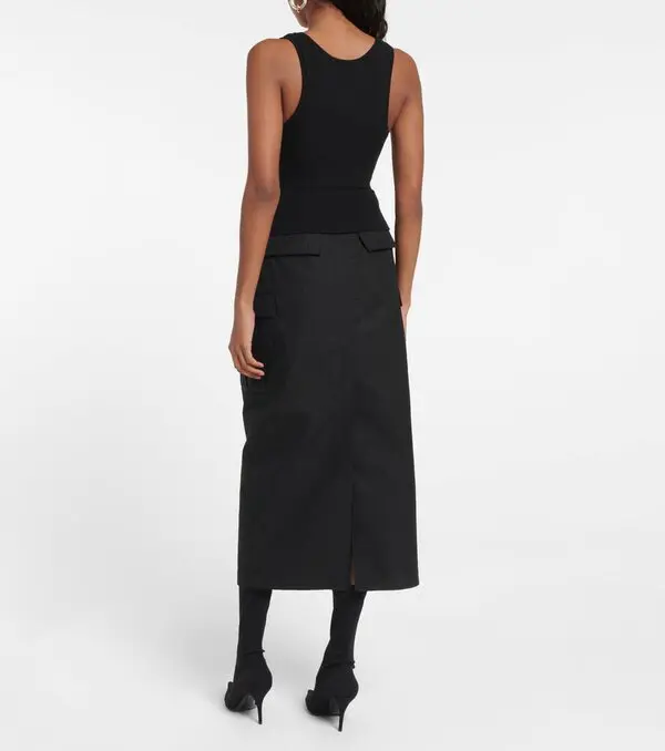 Wardrobe.NYC Ribbed-knit Tank Top