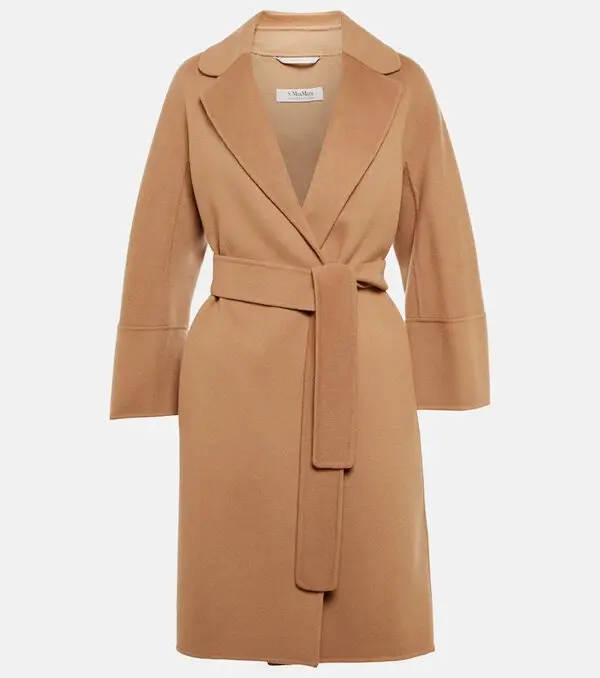 Max Mara Arona Wool Coat - Beige