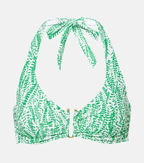 Heidi Klein Forte Dei Marmi Printed Bikini Top - Multicoloured