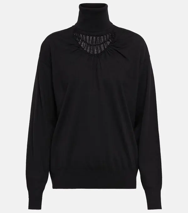 Dries Van Noten Turtleneck Wool Sweater