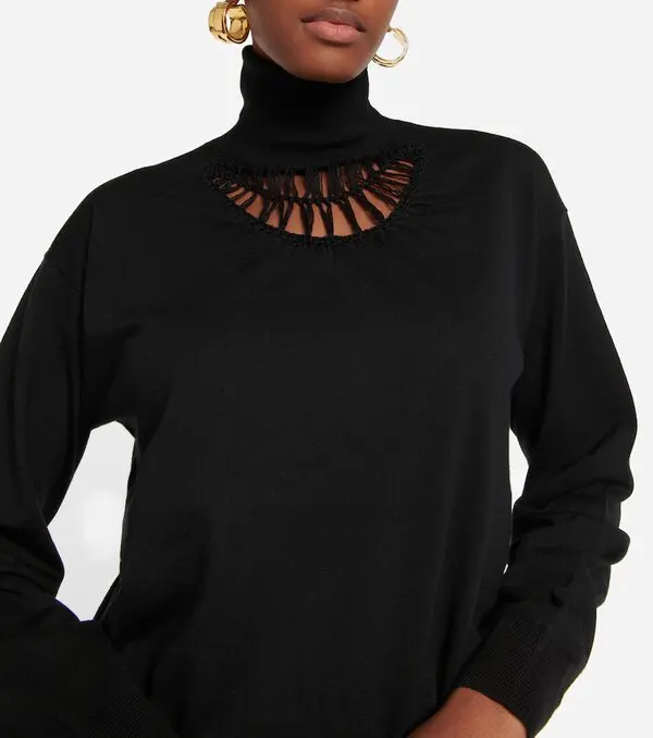 Dries Van Noten Turtleneck Wool Sweater