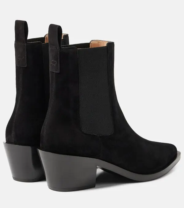 GIANVITO ROSSI Wylie Suede Ankle Boots