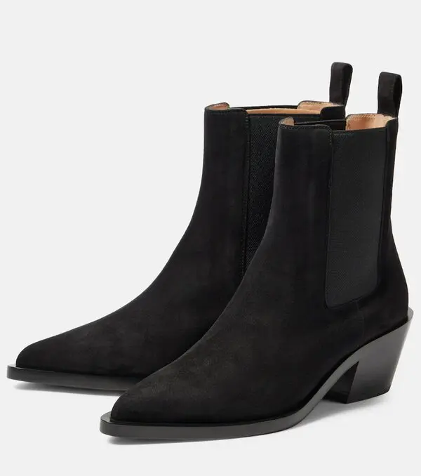 GIANVITO ROSSI Wylie Suede Ankle Boots