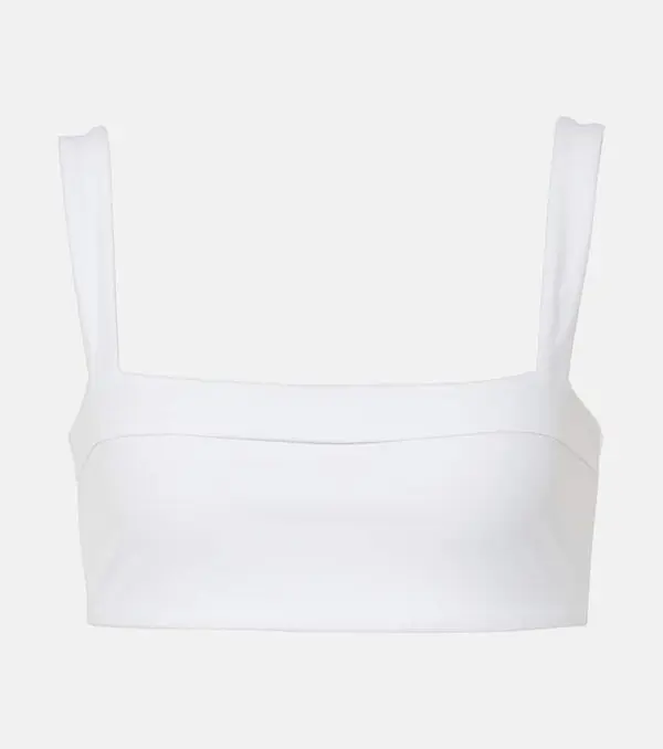 Jade Swim Coast Bikini Top - White