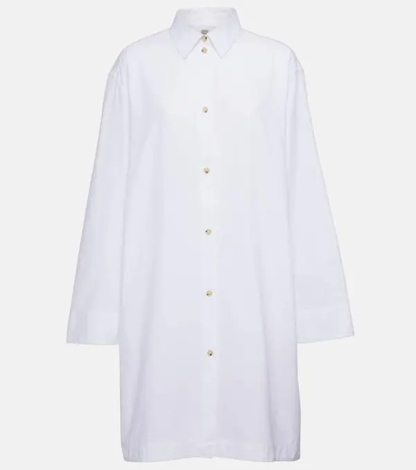 TOTEME Oversized Cotton Shirt Dress