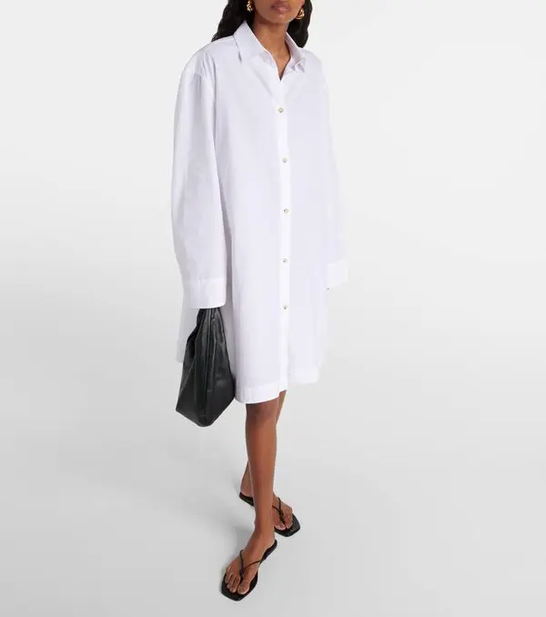 TOTEME Oversized Cotton Shirt Dress