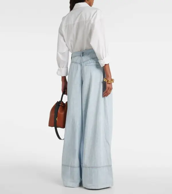 Zimmermann High-rise Wide-leg Jeans