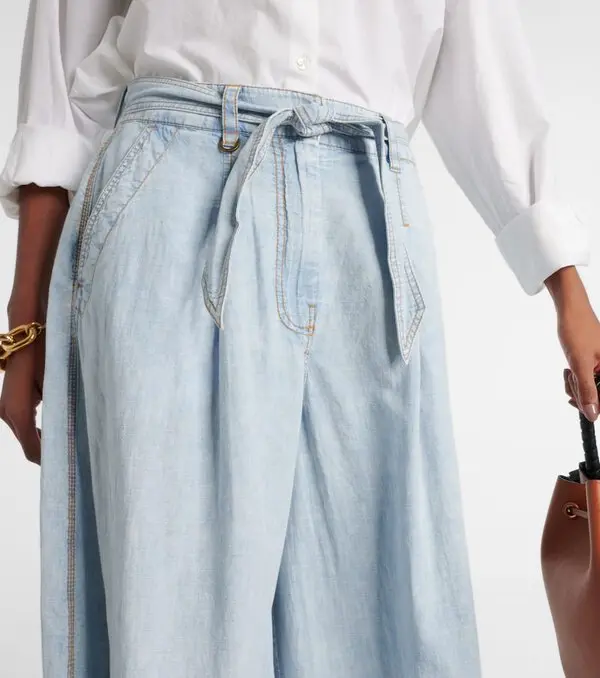Zimmermann High-rise Wide-leg Jeans
