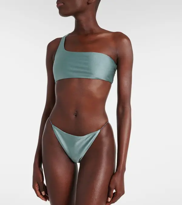 Jade Swim Micro Bare Minimum Bikini Bottoms - Blue