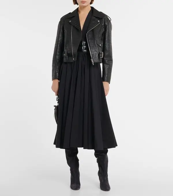 Alaïa Fluide 90 Suede Over-the-knee Boots