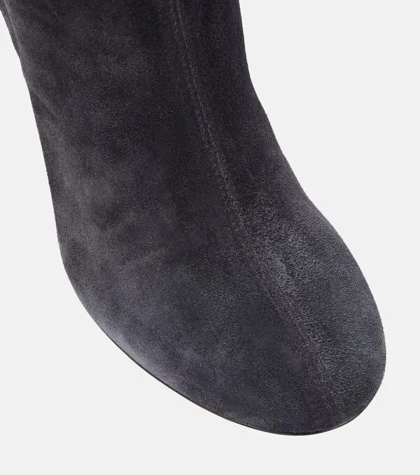 Alaïa Fluide 90 Suede Over-the-knee Boots