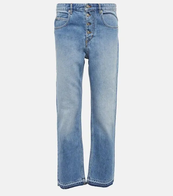 MARANT ETOILE Belden High-rise Slim-fit Pants