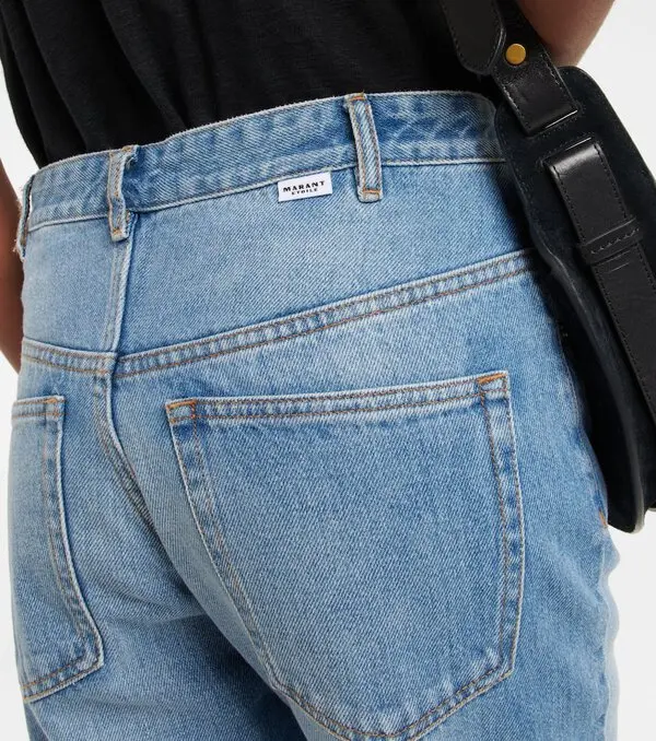 MARANT ETOILE Belden High-rise Slim-fit Pants