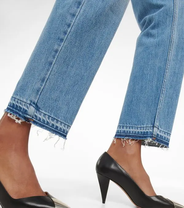MARANT ETOILE Belden High-rise Slim-fit Pants
