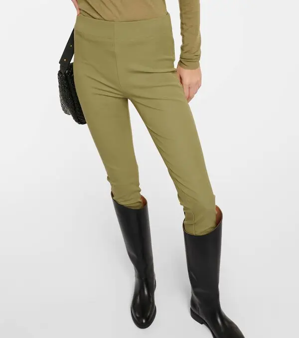 JOSEPH Mid-rise Gabardine Leggings