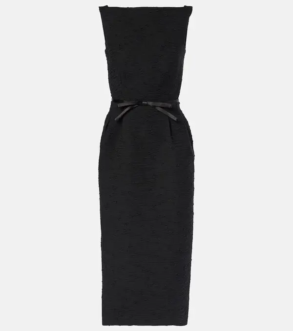Erdem Tweed Midi Dress