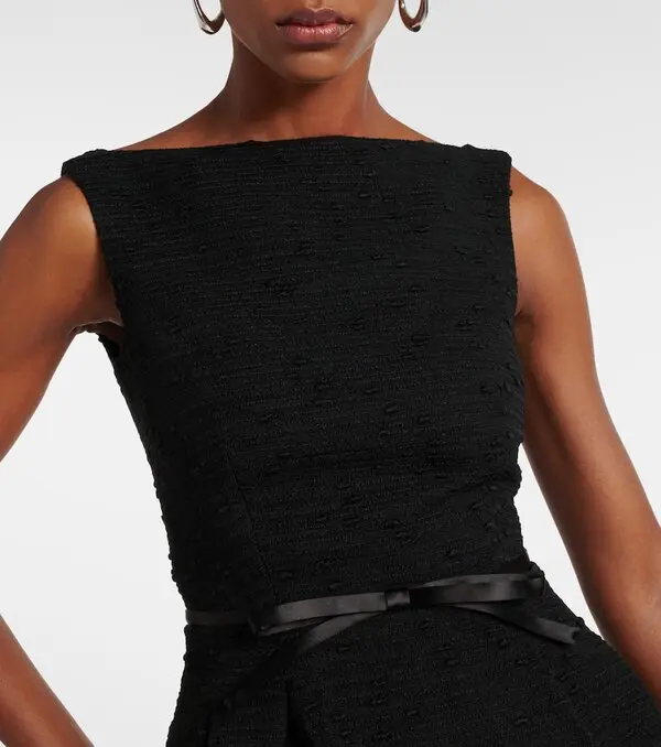 Erdem Tweed Midi Dress