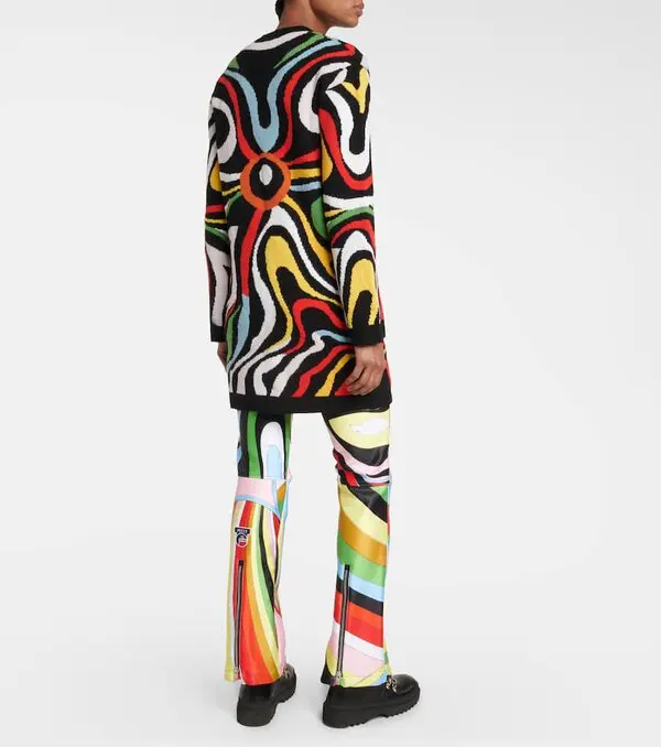 Emilio Pucci X Fusalp Intarsia Wool Cardigan