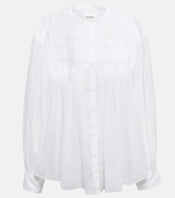 MARANT ETOILE Plalia Oversized Blouse - White
