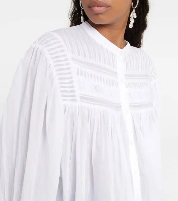 MARANT ETOILE Plalia Oversized Blouse - White