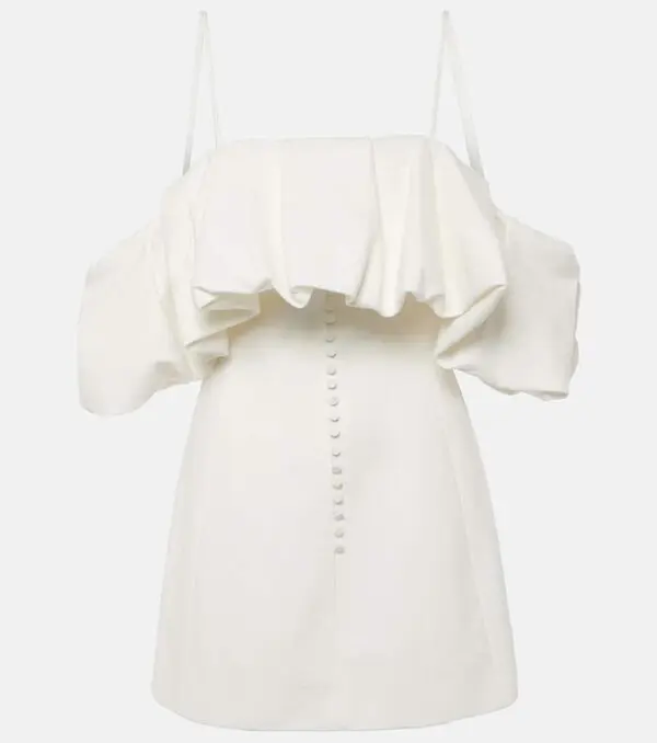 Simkhai Off-shoulder Mini Dress - White