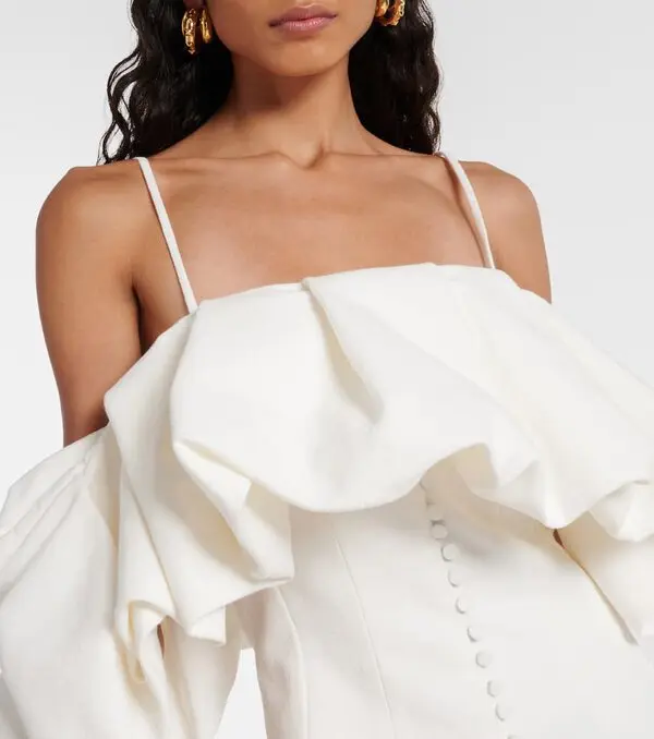 Simkhai Off-shoulder Mini Dress