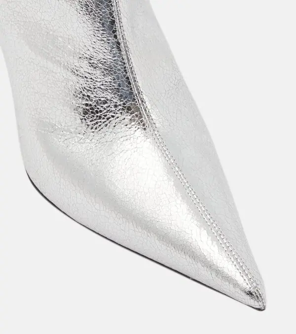 Alexandre Vauthier Metallic Leather Over-the-knee Boots