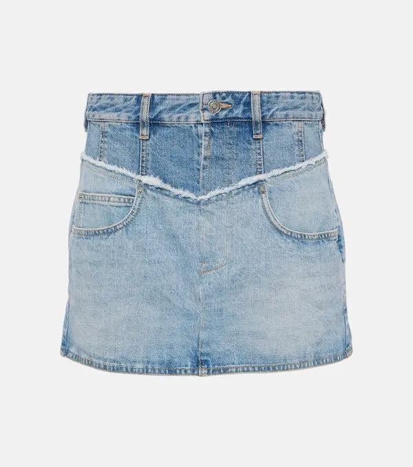 Isabel Marant High-rise Denim Miniskirt
