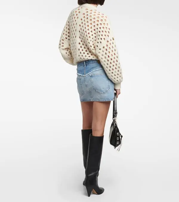 Isabel Marant High-rise Denim Miniskirt