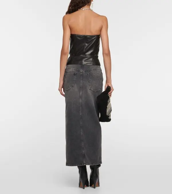 Isabel Marant Étoile Etna Leather Bustier