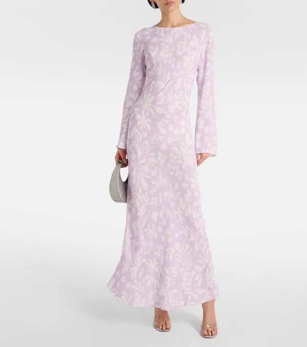 Rixo Alondra Printed Maxi Dress