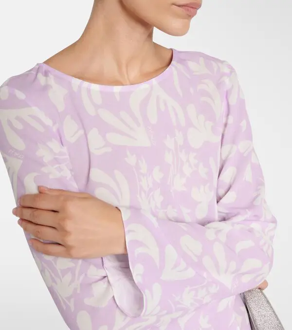 Rixo Alondra Printed Maxi Dress