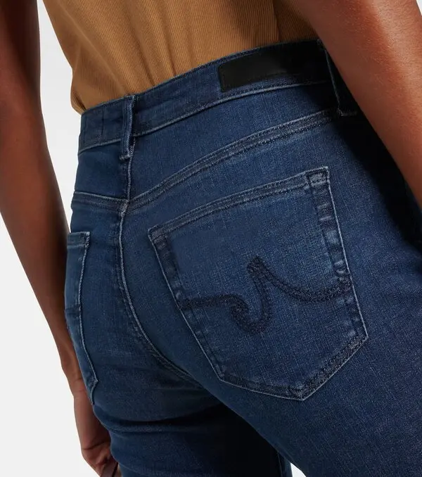 Ag Jodi Crop Flare Jeans - Blue
